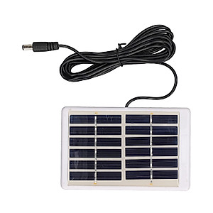 Portable Solar Panel 1.2W 6V 9V Polysilicon Crystals DC Interface Solar Charger Panel for Solar Water Pumps, Solar Lawn Lights