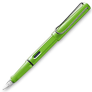 Lamy Safari Green Fine Point Fountain Pen - L13GN-F