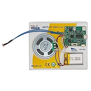 MultiPlay Light Activated Recordable Sound Chip | Records and Plays Multiple Songs and Voice Messages | Add Sound to Personalized Music Boxes, Craft Projects, Hobbies, Musical Keepsake Boxes, etc