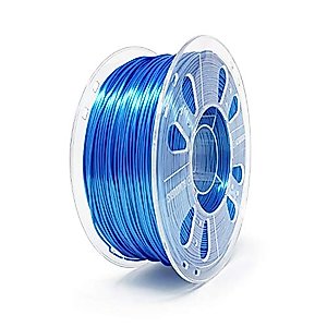 Gizmo Dorks Silk PLA 3D Printer Filament 1.75mm 1kg, High Gloss Ocean Blue