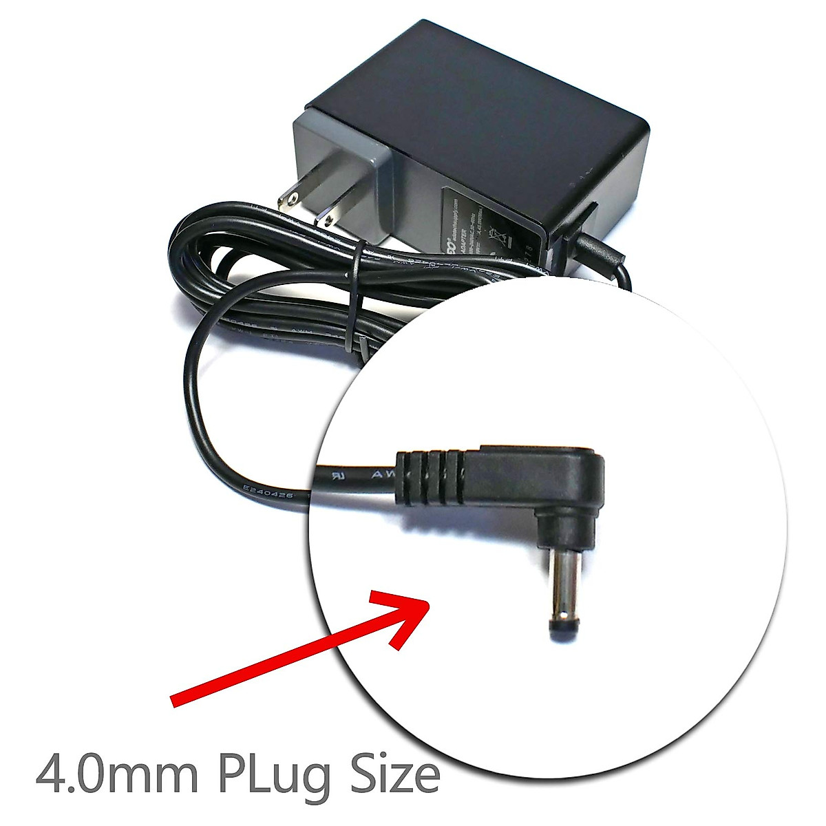 EDO Tech AC Wall Charger Power Adapter for 7 8 9 10 Inch Philips Portable Dual Screen DVD Player Pd9000 Pd9016 Pd9012 Pd9030 Pet702p/17 (6.5 Ft Long Cord)