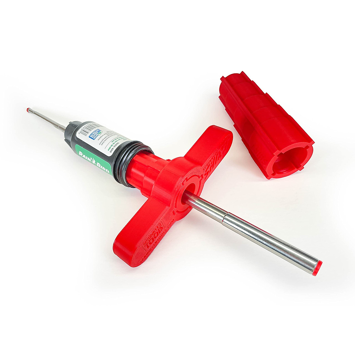 Sprinkler Head Removal Tool 4-in-1, Replace Your Sprinklers Without Digging in Under 2 Minutes, Most Brands Rainbird Toro Orbit Hunter K-Rain, 2024 Upgrade 40% Stronger New Tool, Sprinkler Shirt