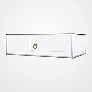 Creative Planet Acrylic Drawer Organizer Storage Drawers for Jewelry Makeup Hair Accessories Cosmetics Sunglasses Toiletries by Creative Planet Thoughtful Gift for Women, Girls (Transparent)