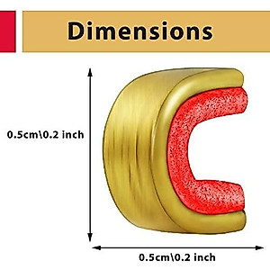 KESHES Bow string Nocking Points – Bowstring Nock Point Archery accessories, Brass Nocks for Recurve and compound Bow (Pack of 6)