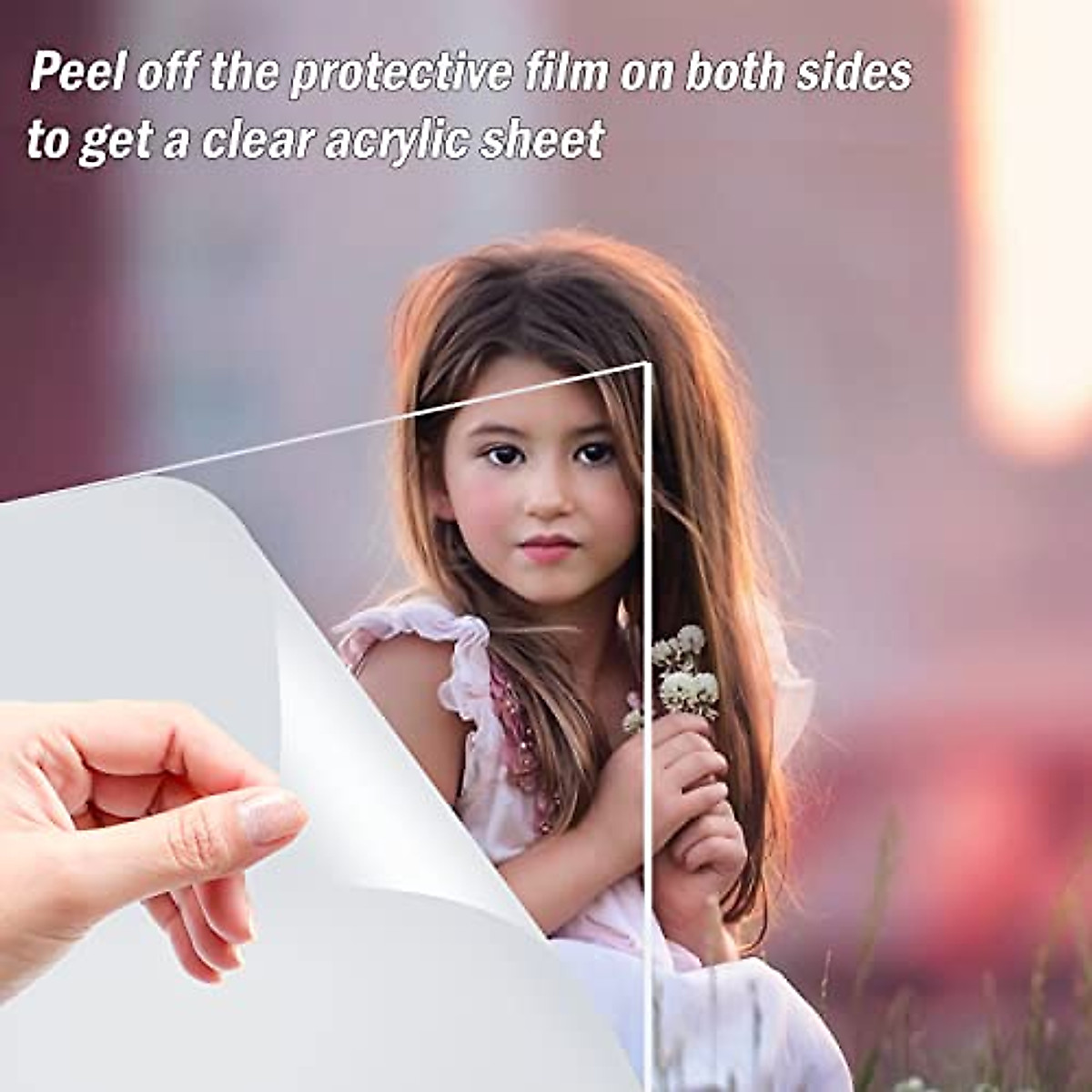 2 Pack Acrylic Sheet Plexiglass 24" x 36" x 1/8" Thick, Clear Cast 3mm 24x36 Large Plexi Glass Panel Use for Craft Projects, Picture Frames, Laser Engraving Sign Blanks or Cutting to Display Sizes.