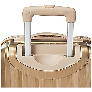 Rockland Santa Fe Hardside Spinner Wheel Luggage, Bronze, Carry-On 20-Inch