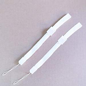 2 x White Hand Wrist Strap Wristband for Sony PSP 1000 2000 3000 Go PS Vita PS3 Move Cameras, NDSL NDSI DS Lite DSi XL 2DS 3DS XL Wii Remote Wii U, MP3 Music Players