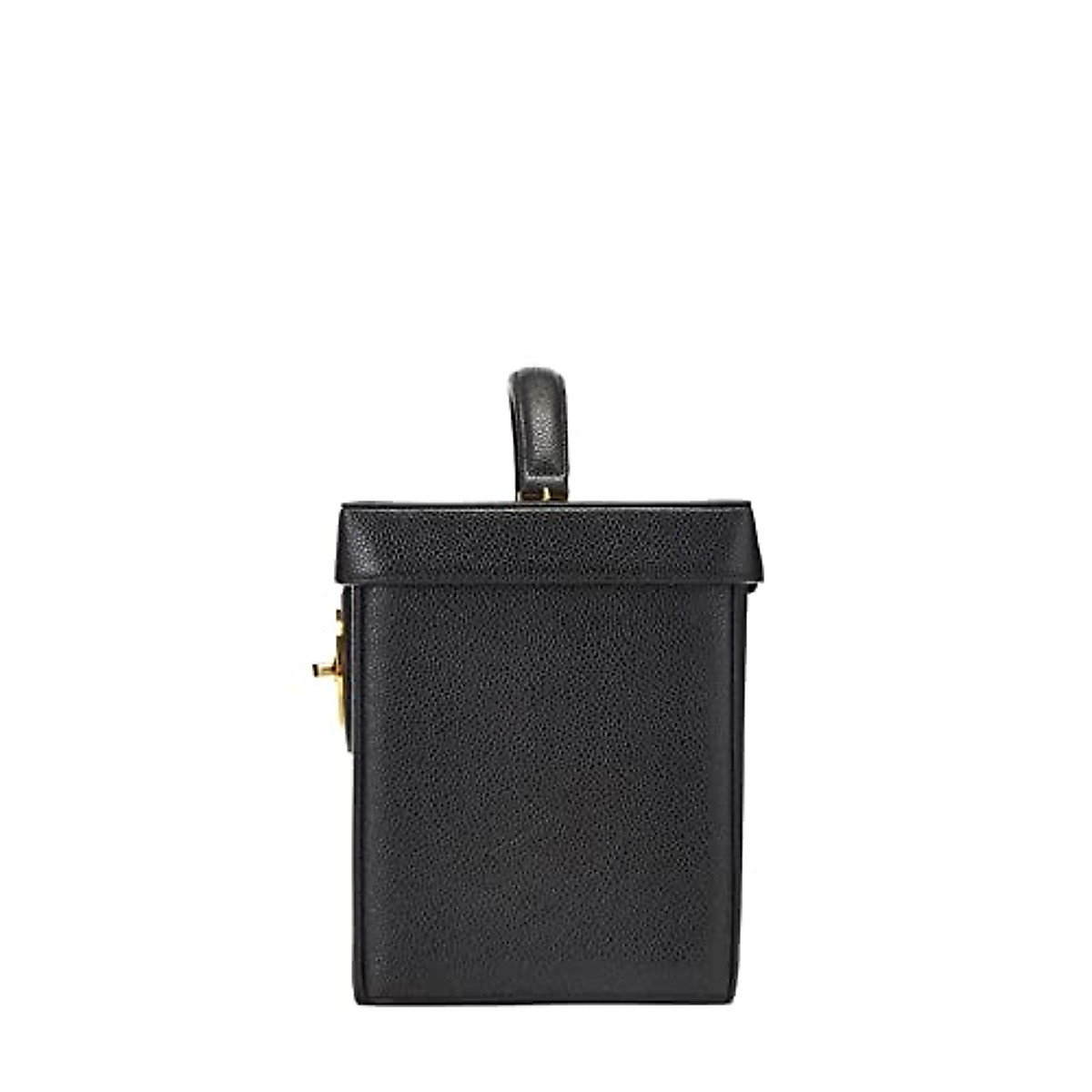 CHANEL, Pre-Loved Black Caviar Circle 'CC' Vanity Large, Black