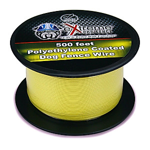 Best USA Dog Fence Wire Compatible with PetSafe, Extreme Dog Fence, and All Other Underground Dog Fences (500 feet) (500 ft)