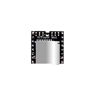 AOICRIE 4pcs Dfplayer Mini MP3 Player Module Compatible with R3 for Voice Module DIY DFPlayer Mini Voice Decode Board Support TF Card and U Disk IO/Serial Port/AD for arduino DIY Kit