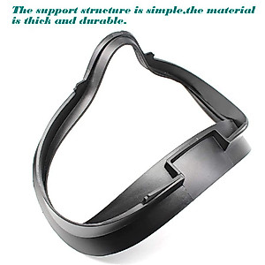 VR Facial Interface Bracket PU Leather Foam Face Pad Replacement Protective Lens Cover for Oculus Quest 2 VR Headsets Comfortable Sweat-Proof