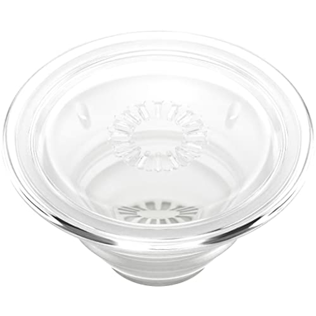 PopSockets Plant-Based Phone Grip with Expanding Kickstand, Eco-Friendly PopSockets for Phone - Clear