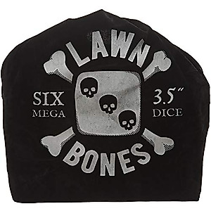 Lawn Bones - Set of Six Jumbo Yard Dice - Includes Carry Bag and Insert with Rules for Various Games - Great for Family BBQs, Backyard Parties, and Other Outdoor Gatherings