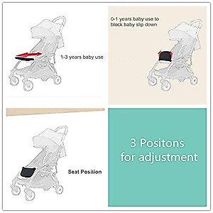 SeedFuture Stroller Footrest Black for Babyzen YOYO, Stroller Accessories Baby Leg Rest Fits Babyzen YOYO YOYO+ YOYO2 Baby Time, 8.5 Inch Long Extend Infant Pram Footboard