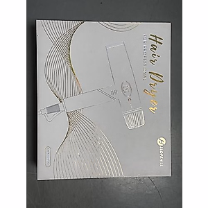 Hair Dryer, slopehill Professional Foldable Blow Dryer, Ionic Hairdryer, High-Speed Blowdryer for Fast Drying, Portable Compact for Travel, Magnetic Diffuser & Nozzle, LCD Display