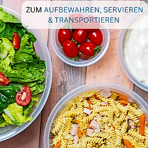 Westmark 9 Piece Container Set Olympia, one size, Red