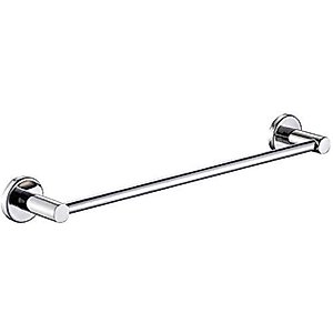 HYJMJJ Wall Mounted Coat Rack, Bathroom Towel Rack 304 Stainless Steel Towel Rack Bathroom One Pole Bathroom Shelf Oblong,for Home Kitchen (Size : 42cm)
