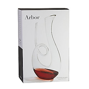 Godinger Wine Decanter, Crystal Wine Decanter Carafe, Wine Aerator, Wine Gifts