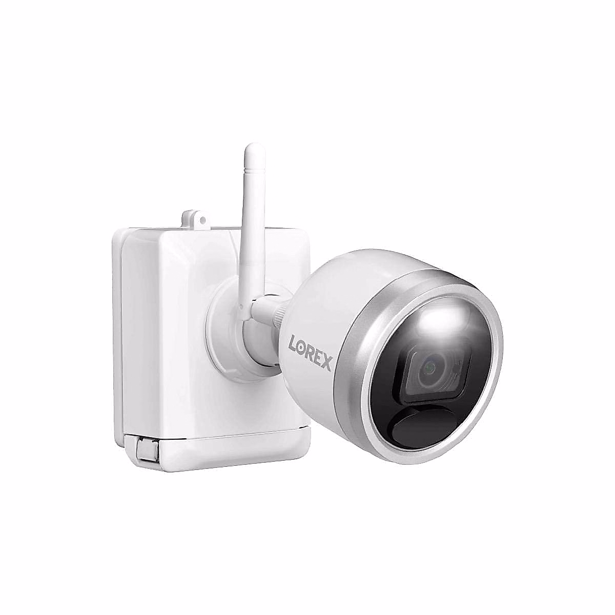 Lorex U222AA 1080p HD Wire-Free Security Camera, 60ft Night Vision, 140 FoV, Ultra-Wide Angle Lens, 2-Way Talk, Person Detection, White (Renewed)