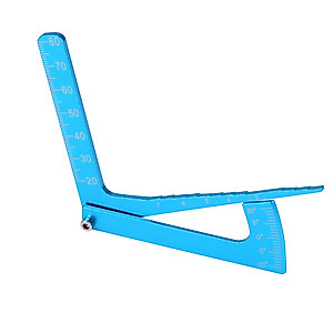 Tbest RC Adjustable Ruler, Adjusting Height and Wheel Rims Camber Multi Angle Measuring Tool for On-Road RC Car Rc Camber Gauge Rc Ride Height Gauge Rc Camber and Toe Gauge Rc Car Tools