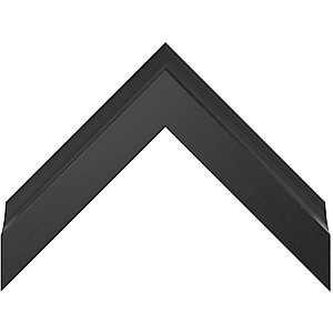 Frame My TV Deco TV Frames Alloy Scoop - Anodized Black Bezel Compatible ONLY with Samsung The Frame TV (75", Fits 2021-2024 Frame TV)