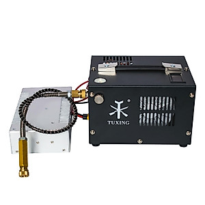 Pcp Air Compressor 4500Psi 30Mpa Powered by Car 12V DC or Home 110V AC 500W/Converter Paintball/Scuba Tank Compressor Pump