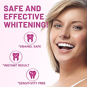 PERSMAX Teeth Whitening Strips 14 Treatments, Enamel Safe for Whiter Teeth, Non-Slip Sensitivity Free Dental Teeth Whitening Kit, Pack of 28 Strips