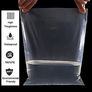 Zcintert Clear Cello Cellophane Treat Bags, 100 Pcs - 5.9" x 7.8"(2mils), Plastic Gift Bags for Candy, Party Favor, Cookies, Candies Packaging, with 4” Twist Ties