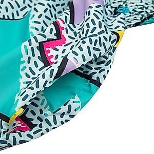 EOSIEDUR Women's One Piece Tracksuit Outfits Windbreaker Jacket Camouflage Crop Top Pants Jumpsuit Set Plangi S