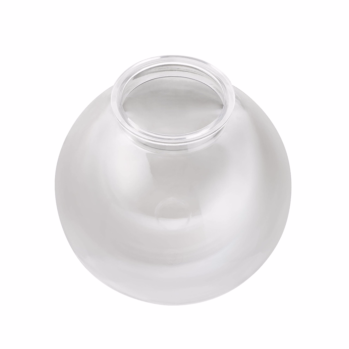 Aspen Creative 28002-60-41, 7-3/4" Clear Acrylic Replacement Lamp Post Globe with 3-7/8" Neck