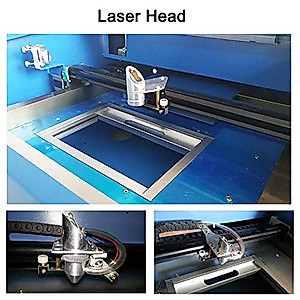 12mm/18mm/20mm Laser Head w/Air Assisted for K40 D40 Laser Engraving Cutting Machine