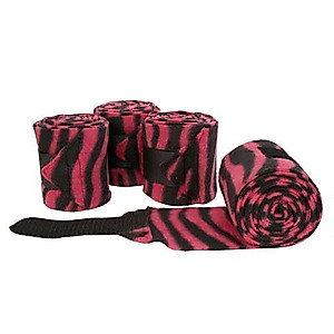 Derby Originals Animal Print Horse Polo Wraps Set of 4 Select Pattern