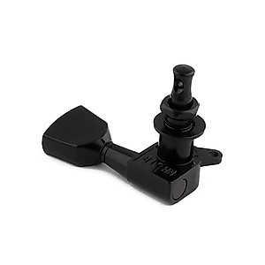 Holmer Sealed String Tuning Pegs Tuning Machines Grover Machine Heads Tuners Tuning Keys Vintage Keystone Style 3 Left 3 Right for Electric Guitar or Acoustic Guitar Black.,TP 03-BK-3L 3R