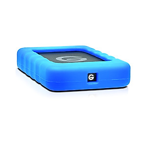 G-Technology 1TB G-DRIVE ev RaW SSD Portable External Storage with Removable Protective Rubber Bumper - USB 3.0 - 0G04759-1