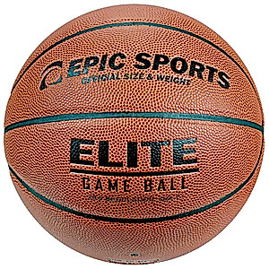 Epic Performance Composite Max-Grip Indoor Brown Basketball 6-28.5" (Intermediate)