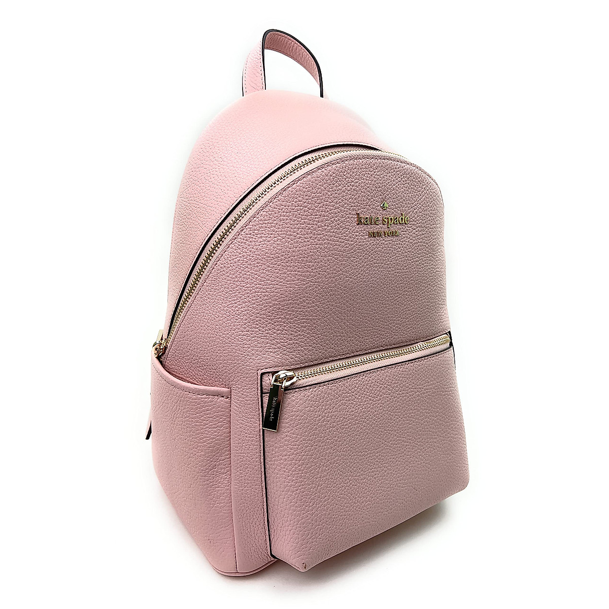 Kate Spade New York Liela Pebbled Leather Medium Dome Backpack (Rose Smoke)
