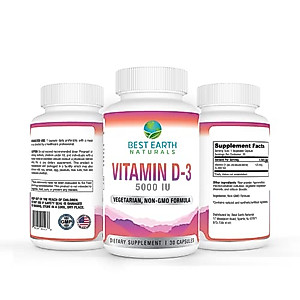 Best Earth Naturals Vitamin D-3 5000 IU