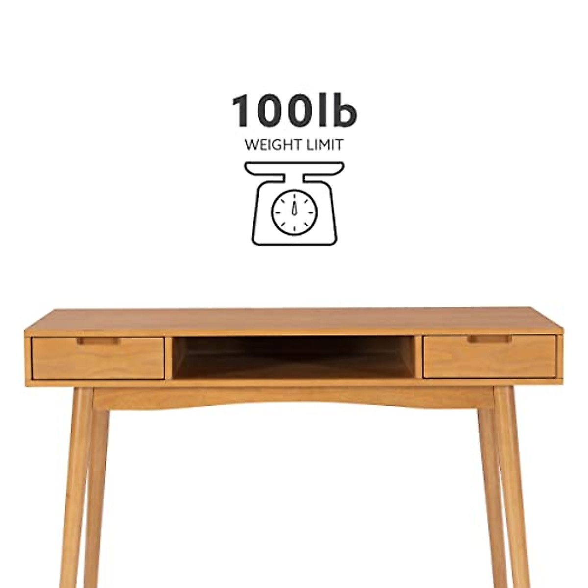 Linon Home Decor Products Natural Wood Modern Linon Drake Desk