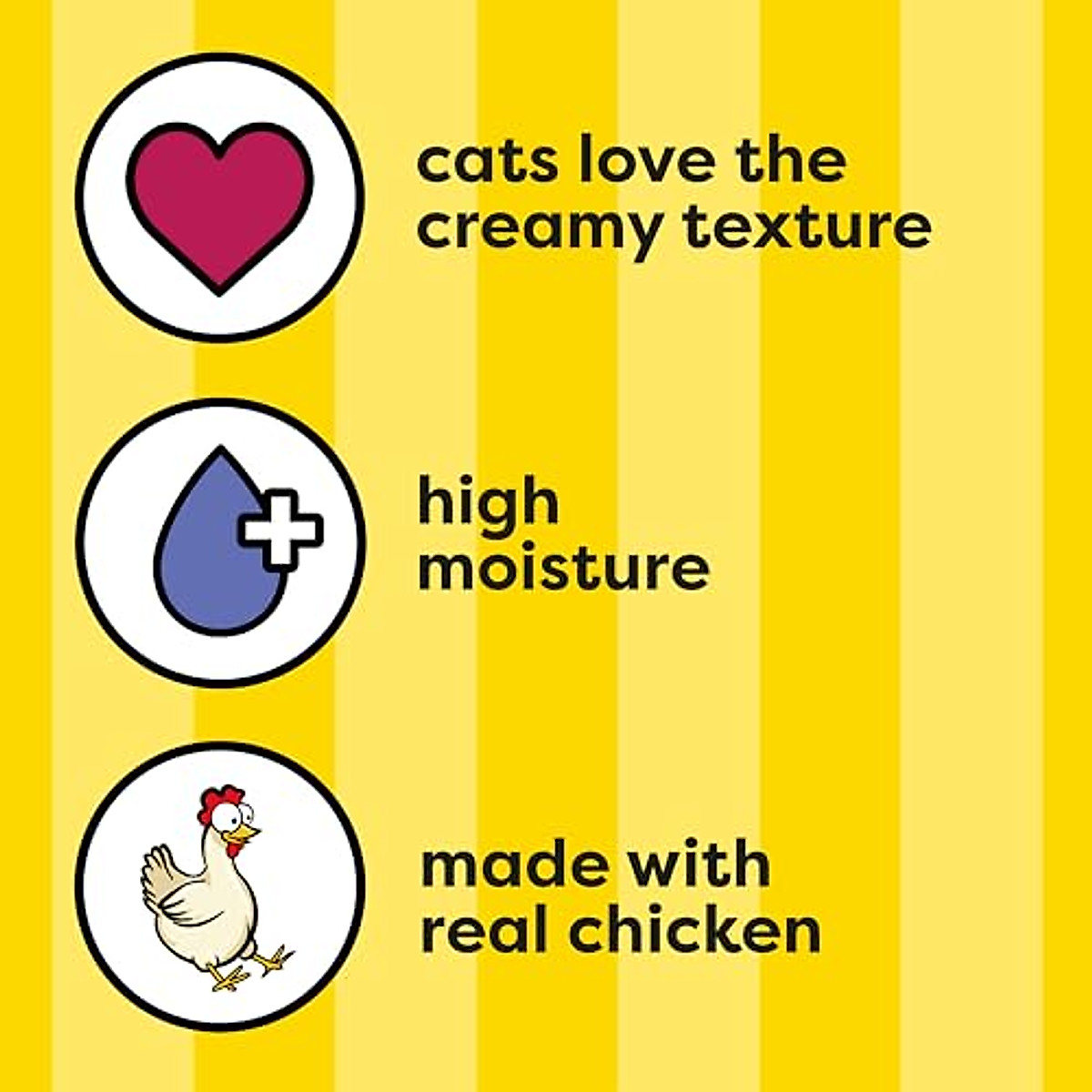 Temptations Creamy Puree with Salmon Lickable, Squeezable Cat Treats, 0.42oz Pouches, 4 Count (Pack of 11)