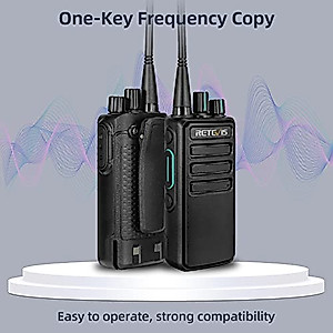 Retevis RB29 2 Way Radio for Adults, Walkie Talkies Long Range with Earpieces, Strong Compatibility, USB Charger, Hands Free Two Way Radio for Warehouse Education Commercial (10 Pack)
