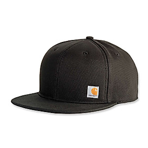 Carhartt Men's 100 Percent Cotton Duck Moisture Wicking Fast Dry Ashland Cap,Black,One Size