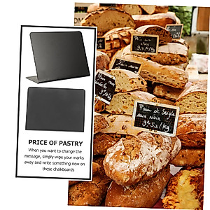 NUOBESTY 10pcs Erasable Message Board Small Memo Board Sign Home Decoration Chalkboard Decorative Mini Chalkboard Emblems Desktop Acrylic Chalkboard Sign Display Board Water Proof