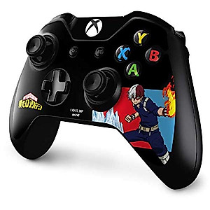 Skinit Decal Gaming Skin Compatible with Xbox One Controller - Officially Licensed Funimation Shoto Todoroki Design