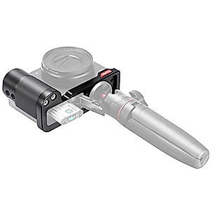 ZV-1 Camera Handle Grip Bracket for Sony ZV-1 Camera, Support Vertical Tripod Mount YouTube Video Shooting ZV1 Vlogging Accessories, w Base Microphone/Fill Light Extension Cold Shoe Mount