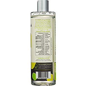 Plantoria Green Apple Stem Cell Shampoo | Plant Based Pure Vegan Organic Hair Growth Shampoo for Women, Men, Teens, Kids | Natural Hair Shampoo With Seaweed, Aloe Vera, Swiss Apple, Tea Tree & More
