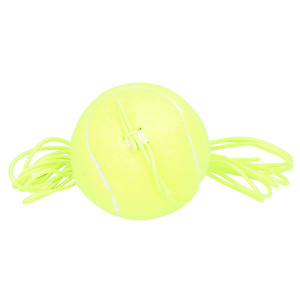 Shanrya Elastic Rope Tennis Ball, Tennis Training Ball with String Tennis Ball Training Tool Tennis Balls Bulk for Tennis Courts for Beginners Tennis Players