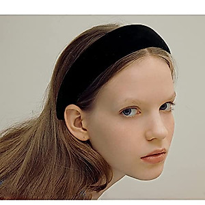 Lvyeer Velvet Wide Headbands for Women Soft Head Bands Diademas Para Mujer De Moda Hairbands for Women Girls Fashion No Slip Headband for Women Hairbands Hair Accessories