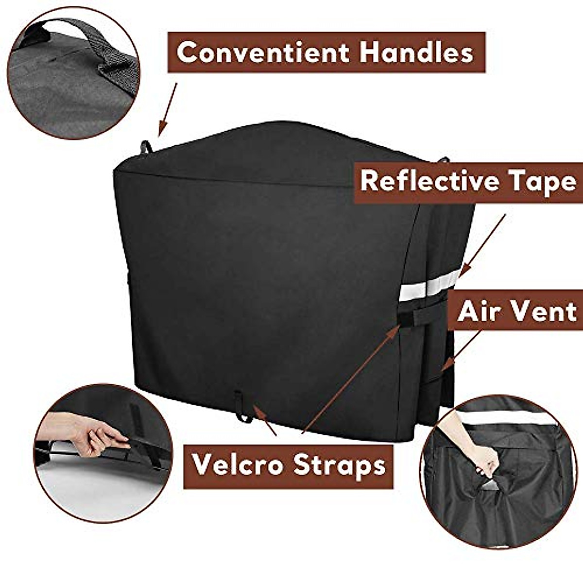 QuliMetal 6506 Cast Iron Griddle and 7112 Grill Cover for Weber Q300, Q320, Q3000 Series Gas Grills Accessories