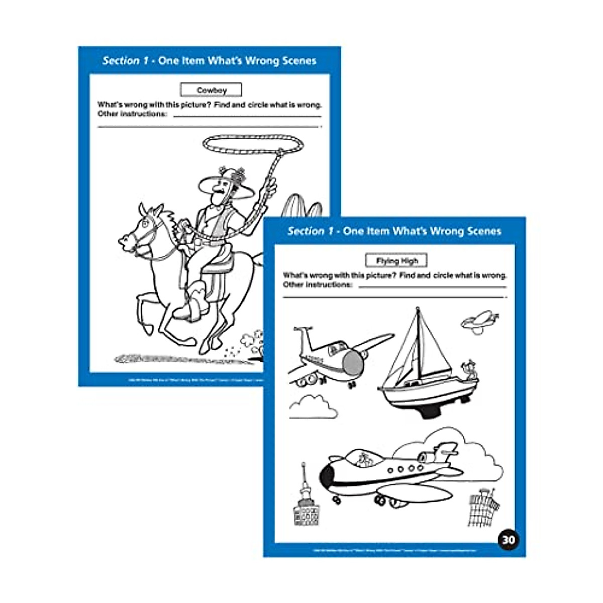 Super Duper Publications | Webber® Big Box of “What’s Wrong with This Picture?” Scenes | Critical Thinking Skills | Speech and Language Resource