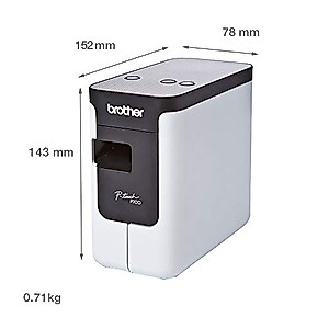 BROTHER PROF PC LBL MACH BLK/SILV PTP700